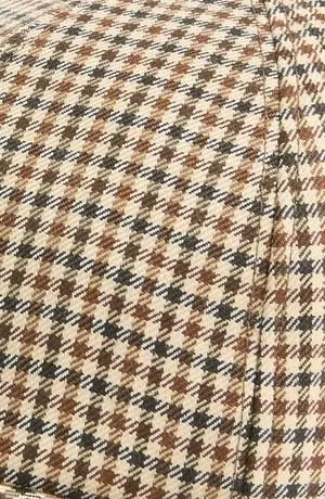 Moncler Check Wool Baseball Cap