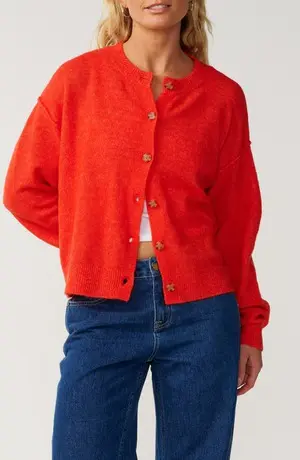 Rip Curl Emily Cardigan - Red