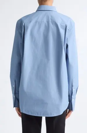Victoria Beckham Perry Compact Oxford Button-up Shirt