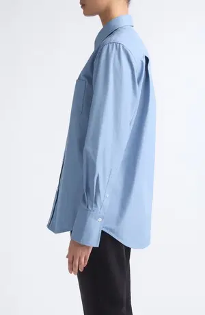 Victoria Beckham Perry Compact Oxford Button-up Shirt
