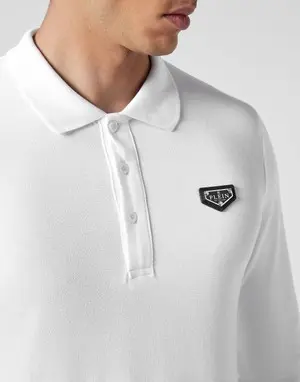 Philipp Plein Slim Fit Long-sleeve Polo