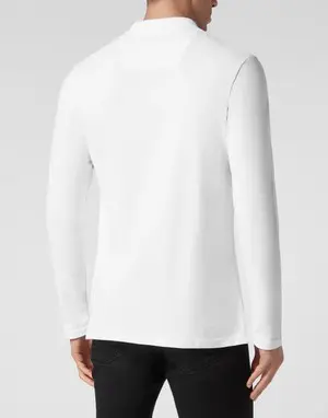 Philipp Plein Slim Fit Long-sleeve Polo