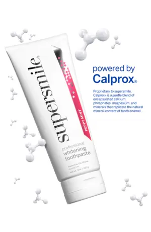 SUPERSMILE Peppy Mint Toothpaste With Accelerator & Crystal Collection Toothbrush