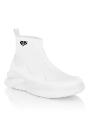 Philipp Plein PHILIPP PLEIN Runner Sock Skywalker White