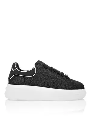 Philipp Plein Megastar Glitter Sneakers - Black