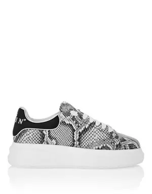 Philipp Plein Low Top Sneakers Roccia Python Print