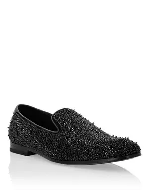 Philipp Plein Moccasin Crystal - Black