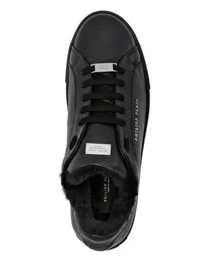 Philipp Plein Leather Lo-top Sneakers Big Bang