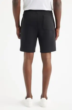 BOSS Pintuck Textured Shorts - Black