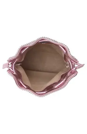 ANYA HINDMARCH Eyes Crystal Mesh Drawstring Pouch