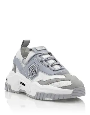 Philipp Plein Predator Lo-top Sneakers - Grey