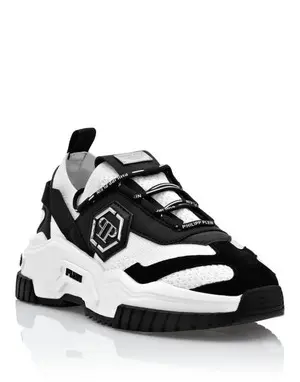 Philipp Plein Predator Lo-top Sneakers - White/black
