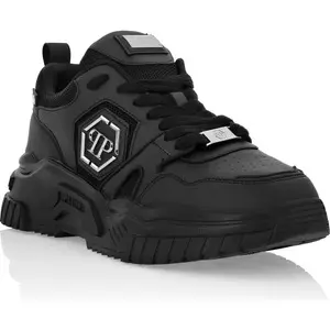 Philipp Plein New Predator Sneakers Pp Hexagon - Black/black