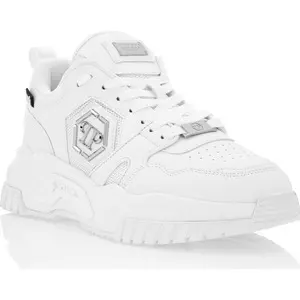 Philipp Plein New Predator Sneakers Pp Hexagon - White