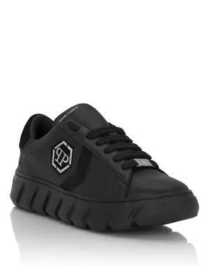 Philipp Plein Hexagon Force Low-top Sneakers - Black/black