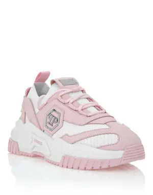 Philipp Plein Predator Low-top Sneakers - White/rose