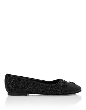 Philipp Plein Ballerina Flats Mix Strass