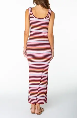 Roxy Balboa Stripe Rib Maxi Dress