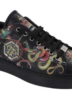 Philipp Plein Printed Low-top Sneakers