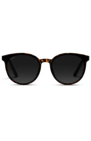 WMP EYEWEAR Aubrie 53mm Rounded Cat-eye Polarized Sunglasses - Tortoise