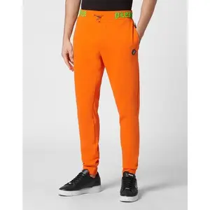 Philipp Plein Jogging Trousers Skull&amp;bones - Orangefluo