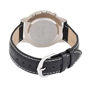 PEUGEOT Round Multi-function Moon Phase Leather Watch40mm