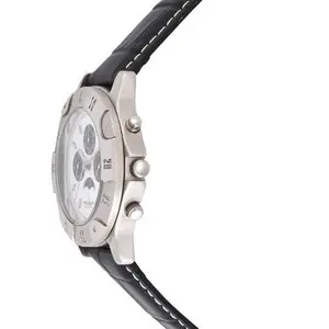 PEUGEOT Round Multi-function Moon Phase Leather Watch40mm