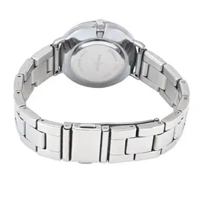 PEUGEOT Sleek Minimalist Round Bracelet Watch- 30mm - Blue
