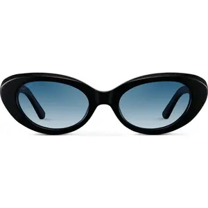 WMP EYEWEAR Marilyn 49mm Cat-eye Polarized Sunglasses - Black