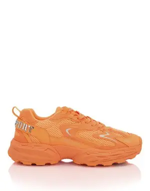 PLEIN SPORT Pulse X Sneakers - Orangefluo