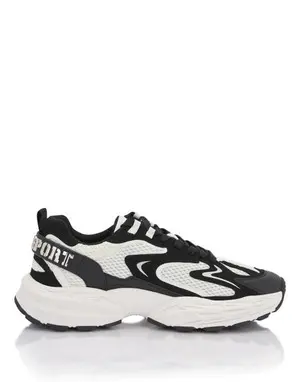 PLEIN SPORT Pulse X Sneakers - White/black