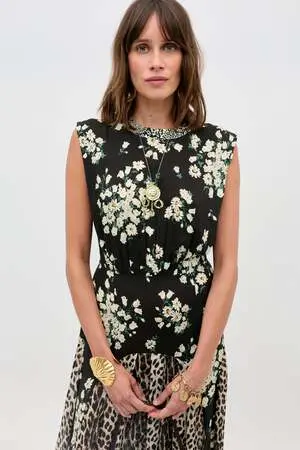 Rixo Coralie Amelia Gremlin Mix Maxi Dress