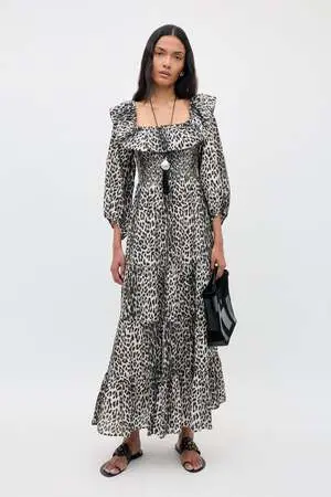 Rixo Gabriel Nina Leopard Mocha Regular - Brown