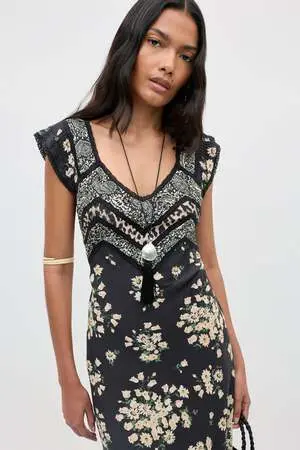 Rixo Bailee Amelia Gremlin Mix Regular Dress