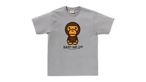 A BATHING APE Baby Milo Tee Shirt - Grey