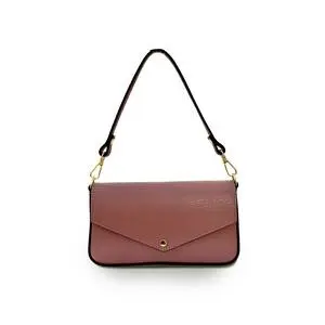 APATCHY LONDON The Munro Antique Rose Leather Shoulder Bag - Pink