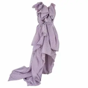 Miro Misljen Amethyst Cascade Gown
