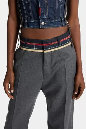 Dsquared2 Hybrid Trousers With Multi-layer Waistband