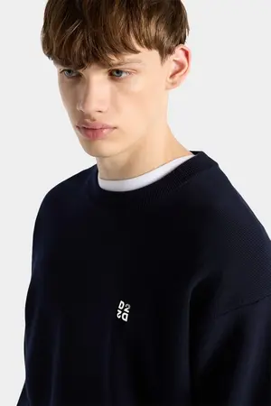 Dsquared2 Metal Upside Down Knit Pullover