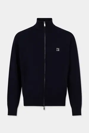 Dsquared2 Metal Upside Down Knit Cardigan