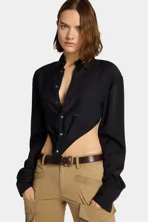 Dsquared2 Chic Night Loop" Satin Shirt