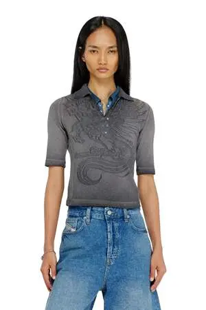 Diesel® V Neck T-shirts For Women