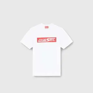 DIESEL® Cotton T-shirt With Logo Print