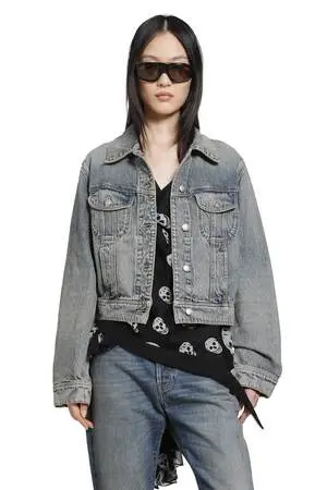 Alexander McQueen Denim Jacket - Blue
