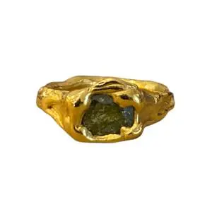 MITSYMAY JEWELLERY One Of A Kind Peridot Ring - Green