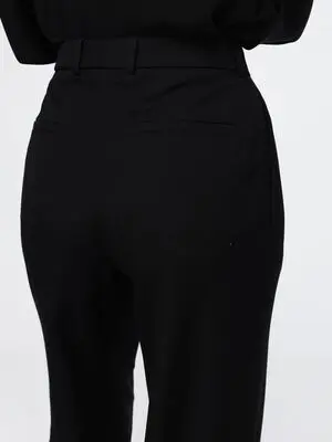Chloé High-waisted Flared Wool Trousers