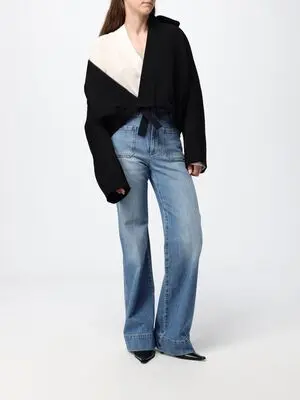 Victoria Beckham Alina High-waisted Straight Leg Jeans In Cotton Denim