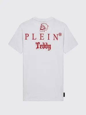 Philipp Plein Slim Fit Teddy Bear Print Cotton T-shirt