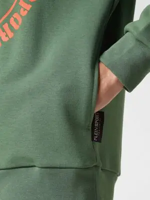 PLEIN SPORT Graphic Print Hooded Sweatshirt