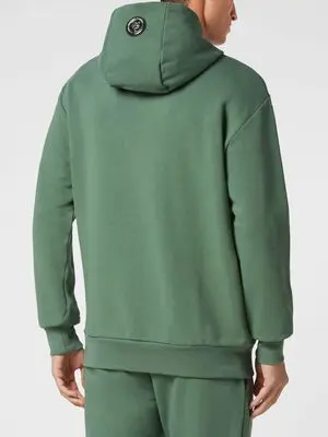 PLEIN SPORT Graphic Print Hooded Sweatshirt